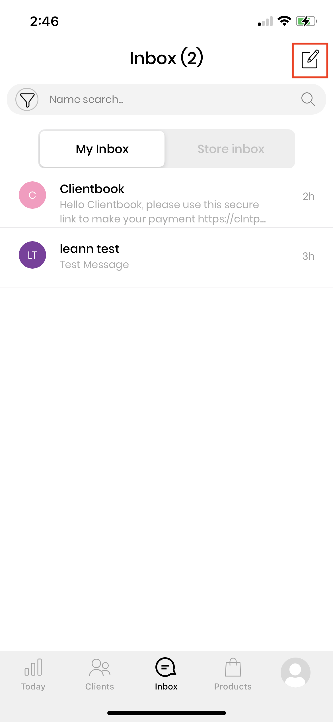 How to Send a Message in the Mobile App – Clientbook
