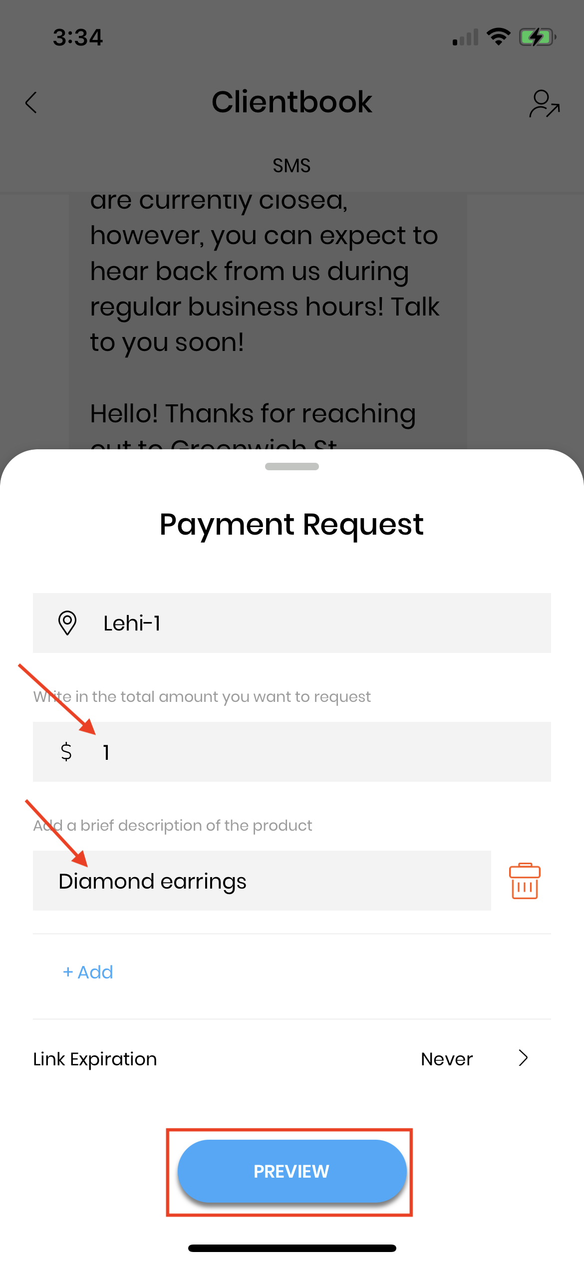 How Do I Send a Payment Request in the Mobile App? – Clientbook